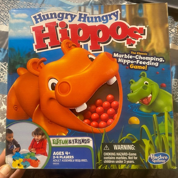 Hasbro | Toys | Nib Hungry Hungry Hippos Game | Poshmark